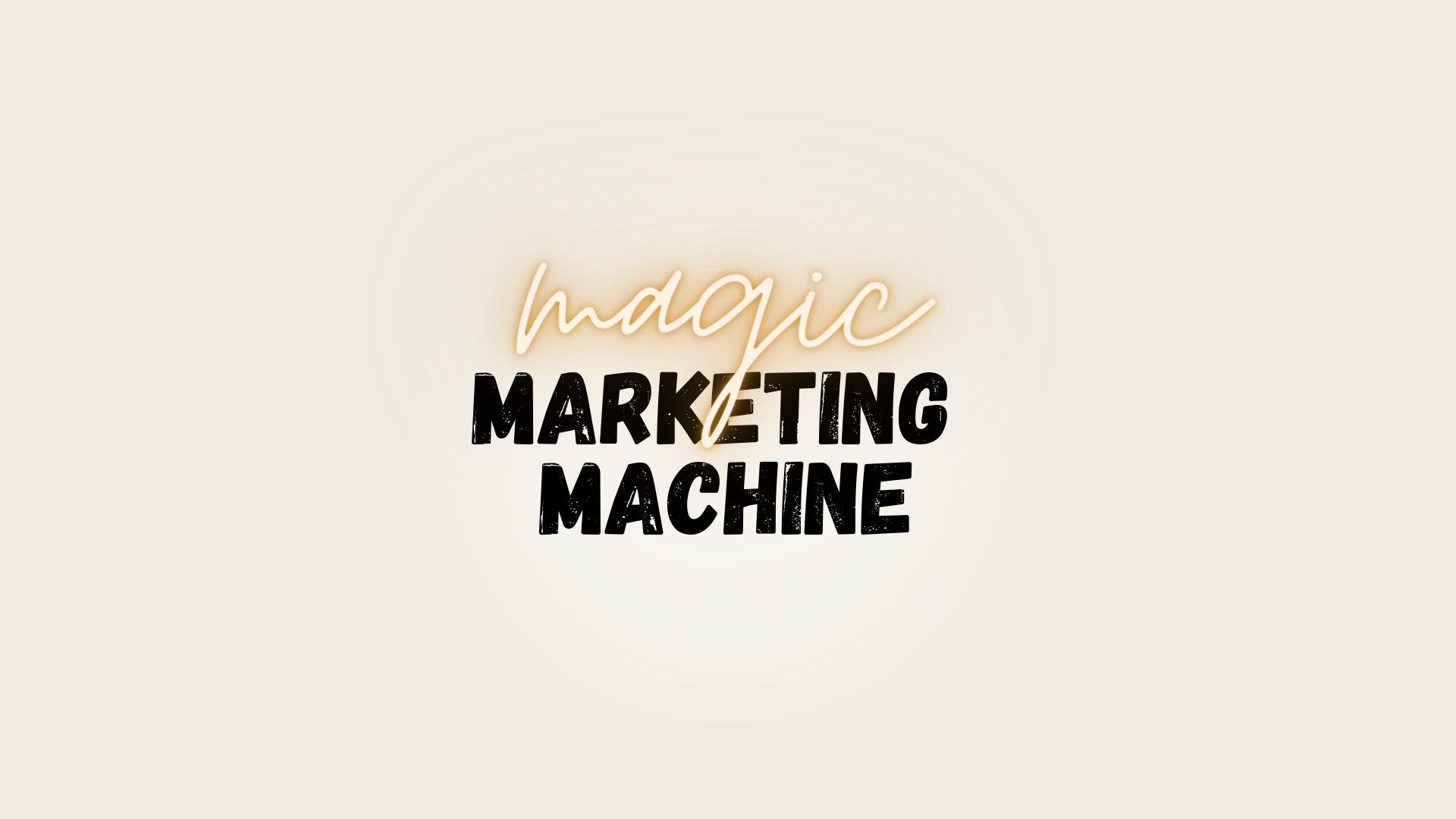 Team MMM (Magic Marketing Machine!)